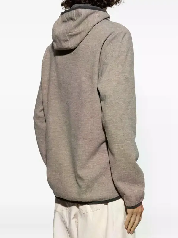 Sease Trimmed-edges Wool Hoodie