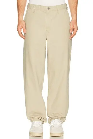 Reigning Champ Cotton Canvas Grounds Standard Pant - Sand