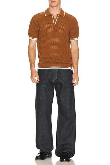 PERCIVAL Casa Martini Knitted Tennis Polo