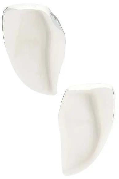 Bottega Veneta Sculptural Earrings - Silver