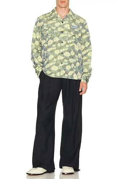 Marni Floral Double Pocket Button Down Shirt