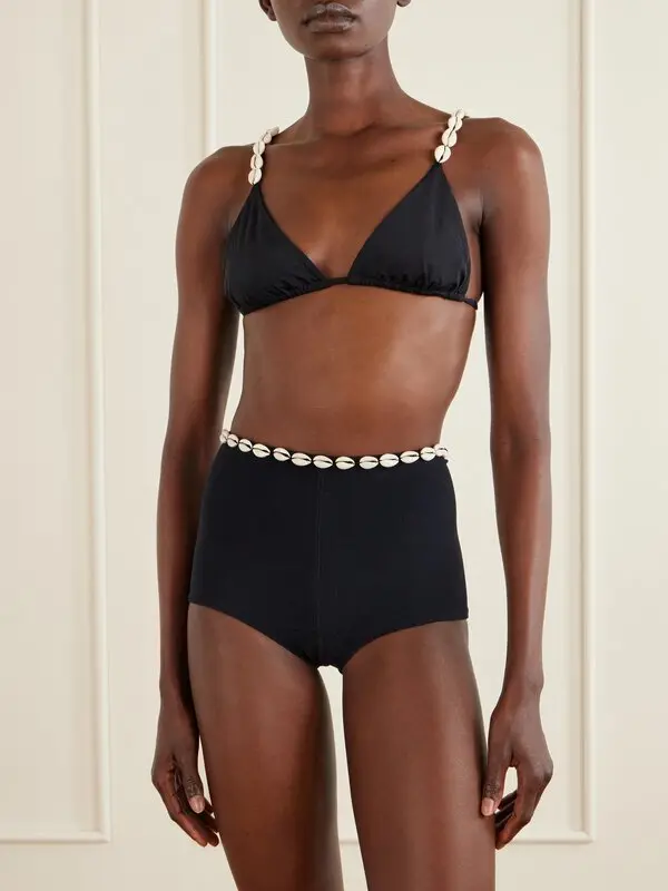 SARA CRISTINA Embellished Bikini Bottom