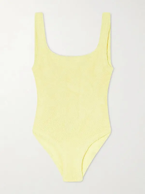 Hunza G Original Crinkle™ One-piece Swimsuit - Yellow