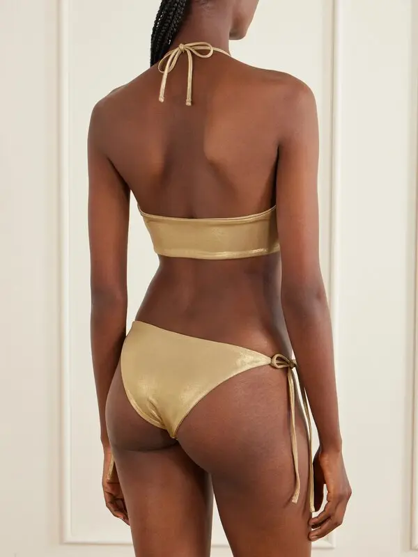 SARA CRISTINA Bahia Pearl-embellished Bikini