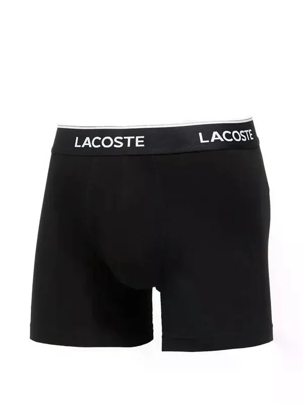Lacoste Logo-waistband Boxer Briefs Set - Black
