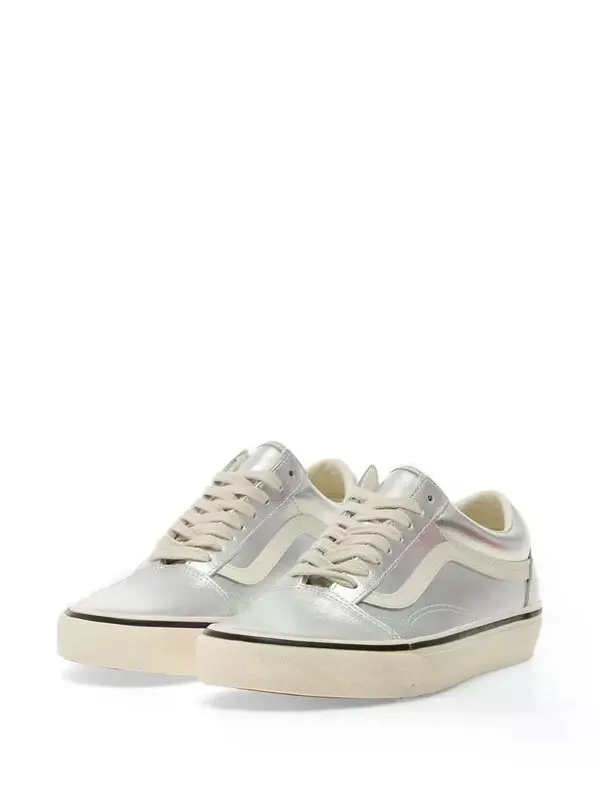 VANS Old Skool Metallic-effect Sneakers - Silver