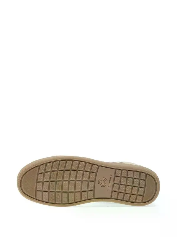 GROUNDIES Hampton 2.0 Pebbled-leather Sneakers