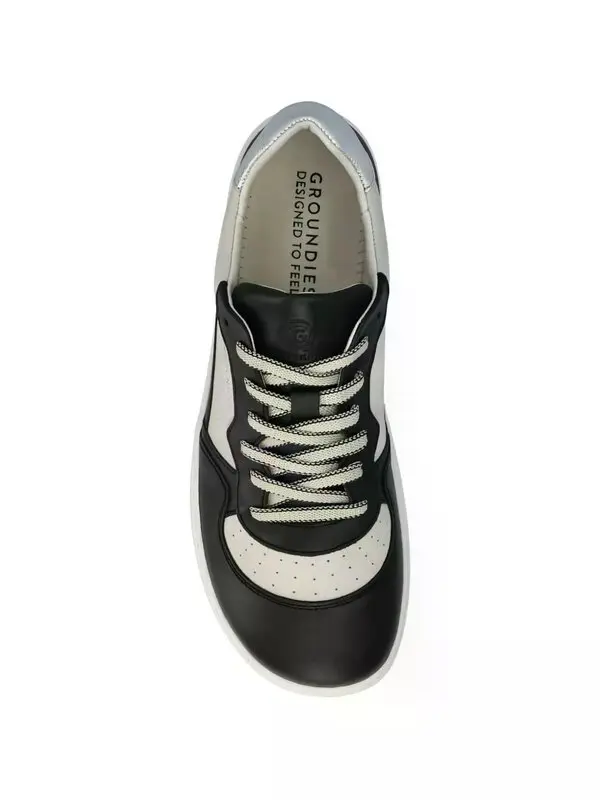 GROUNDIES Panelled Perforated Sneakers