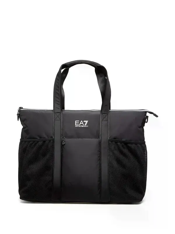 EA7 Logo-print Tote Bag