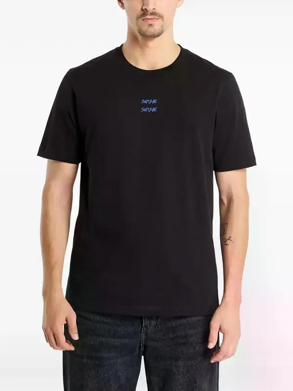 SAMSOE SAMSOE Graphic-print T-shirt - Black