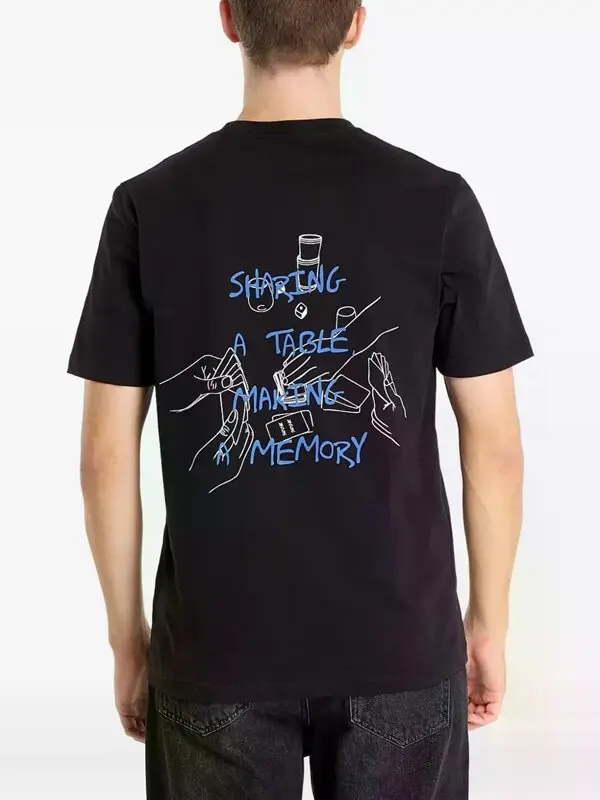 SAMSOE SAMSOE Graphic-print T-shirt - Black