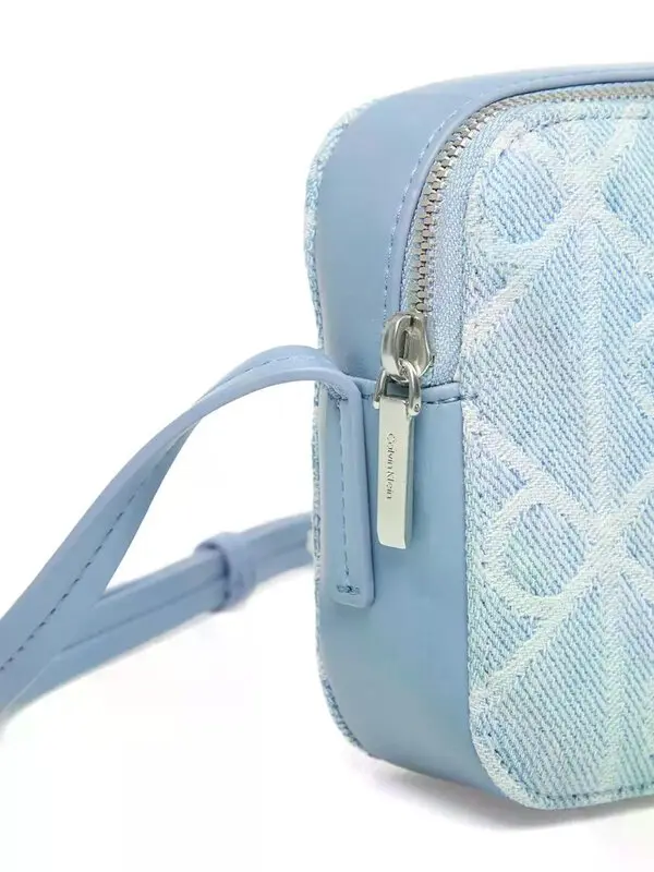 Calvin Klein Monogram Denim Shoulder Bag