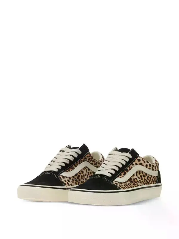 VANS Old Skool Leopard-print Sneakers - Black