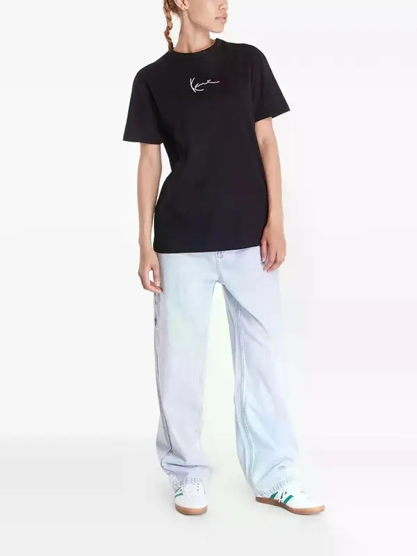 KARL KANI Logo-embroidered T-shirt