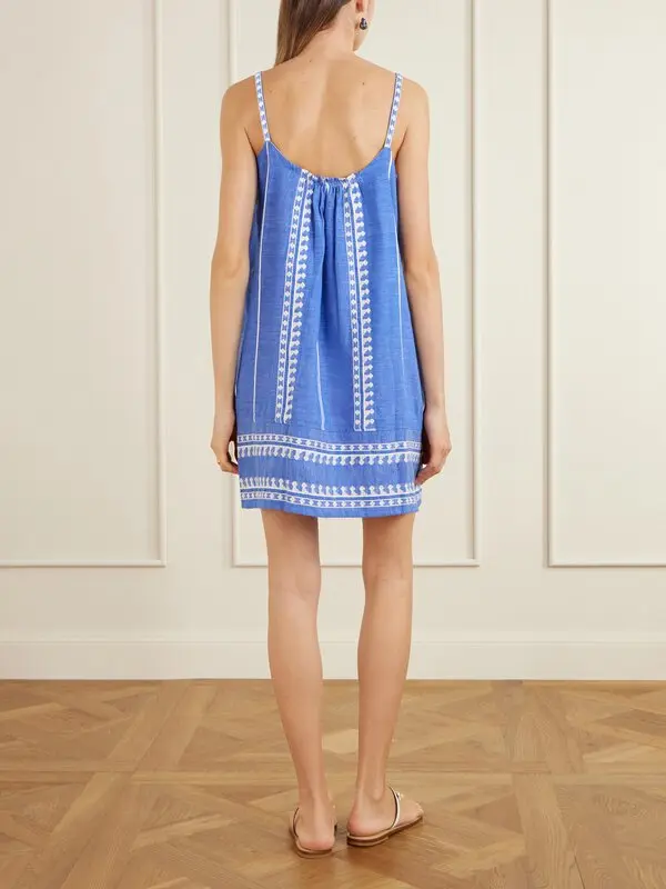 LEMLEM Zine Cotton-gauze Mini Dress