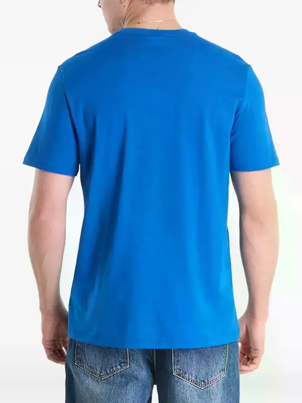 Calvin Klein Logo-patch T-shirt - Blue
