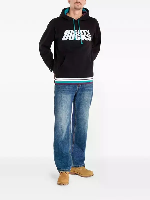 Mitchell & Ness Graphic Print Drawstring Hoodie