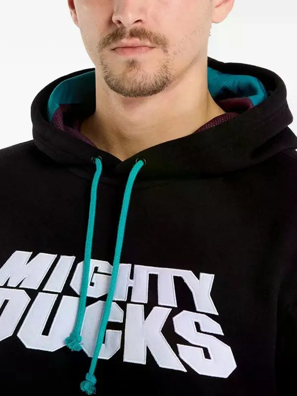 Mitchell & Ness Graphic Print Drawstring Hoodie