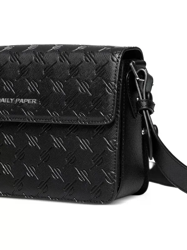 DAILY PAPER Monogram Debossed Shoulder Bag