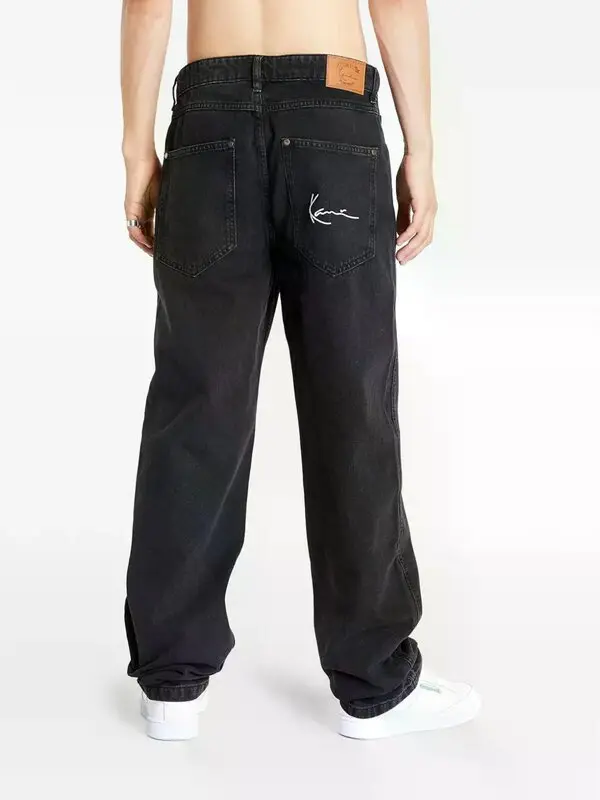 KARL KANI Logo Embroidered Jeans