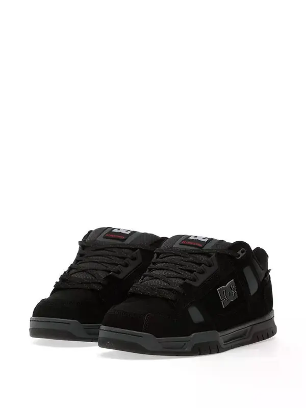 DC SHOES Panelled Logo-plaque Sneakers - Black