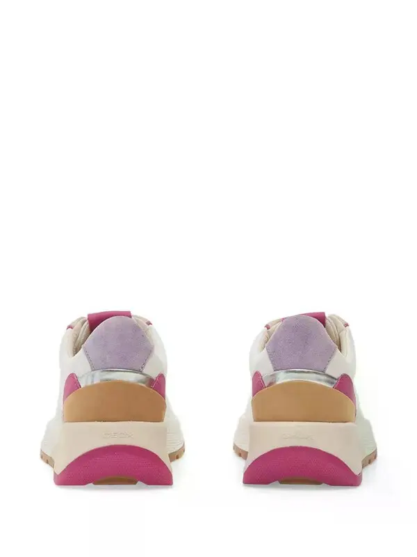 Geox D Metropoli Panelled Lace-up Sneakers