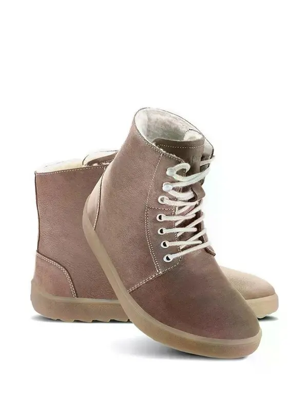 BE LENKA Winter 3.0 Lace-up Shearling-trim Boots