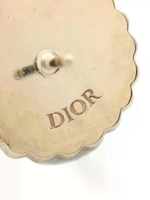 Dior 2010s Petit Cd Baroque Earrings