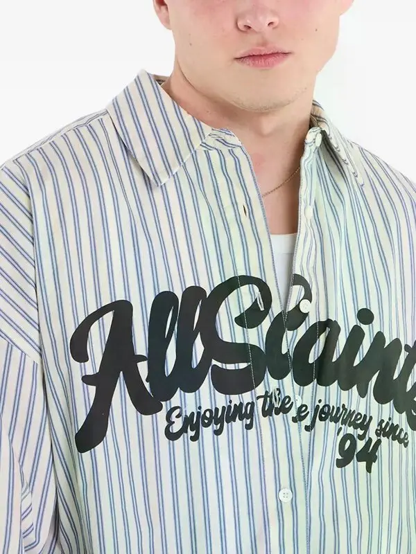 ALLSAINTS Adrianne Striped Shirt