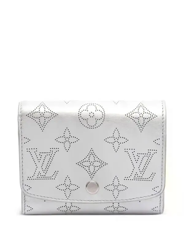 LOUIS VUITTON Iris Leather Wallet - Silver