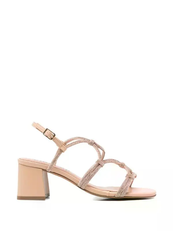 BIBI LOU Quail Crystal-embellished Caged Sandals