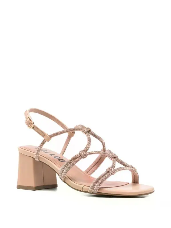 BIBI LOU Quail Crystal-embellished Caged Sandals