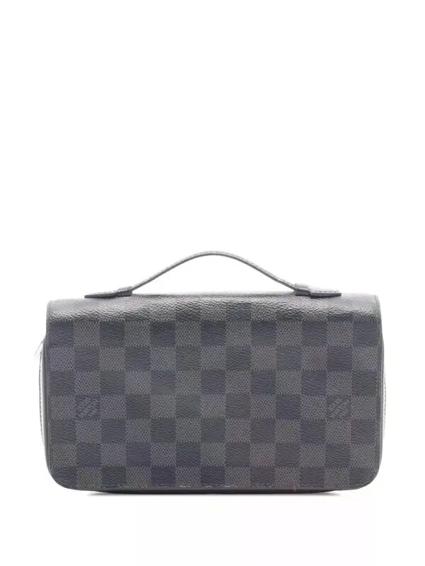 LOUIS VUITTON 2020 Damier Graphite Zippy Xl Wallet Long Wallets - Black