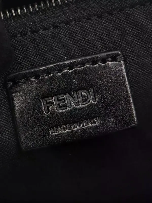 Fendi 2000-2010 Zucchino Canvas Tote Bag - Black