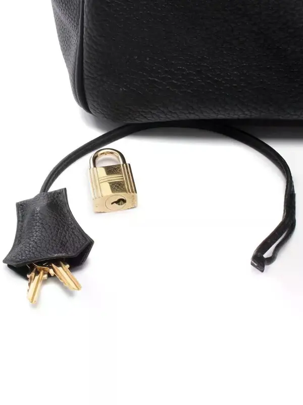 Hermès 2004 Togo Birkin Retourne 35 Handbag - Black