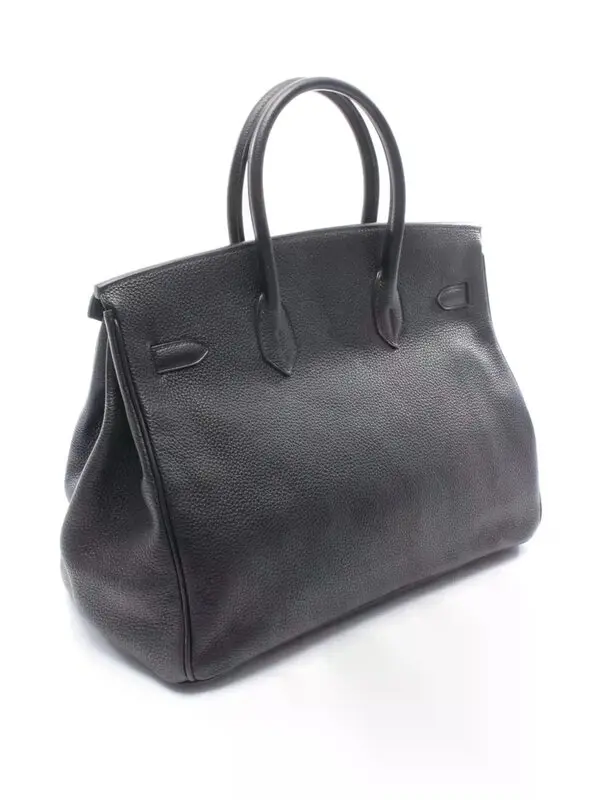 Hermès 2004 Togo Birkin Retourne 35 Handbag - Black