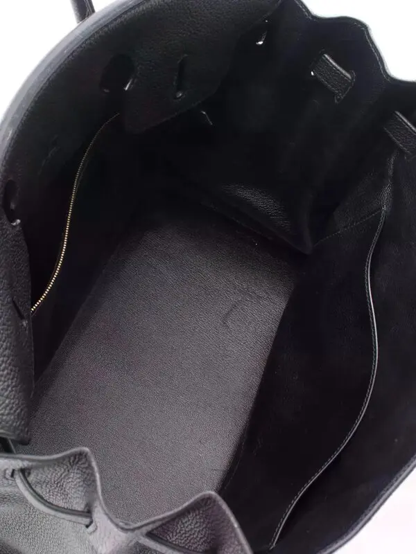 Hermès 2004 Togo Birkin Retourne 35 Handbag - Black