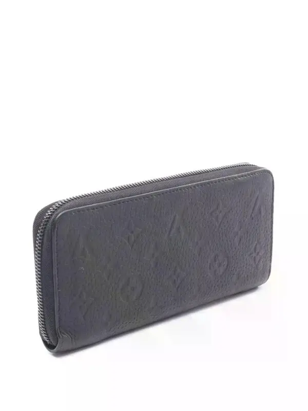 LOUIS VUITTON 2021-2026 Monogram Empreinte Zippy Wallet Long Wallets - Black