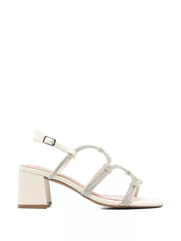 BIBI LOU Crystal-embellished Multi-strap Sandals