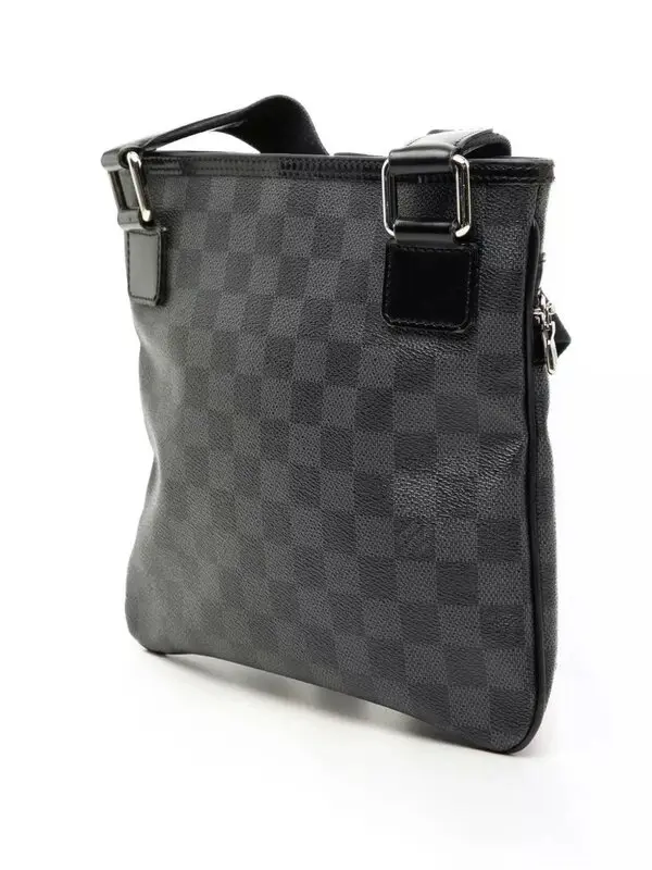 LOUIS VUITTON 2010 Damier Graphite Thomas Crossbody Bag - Black