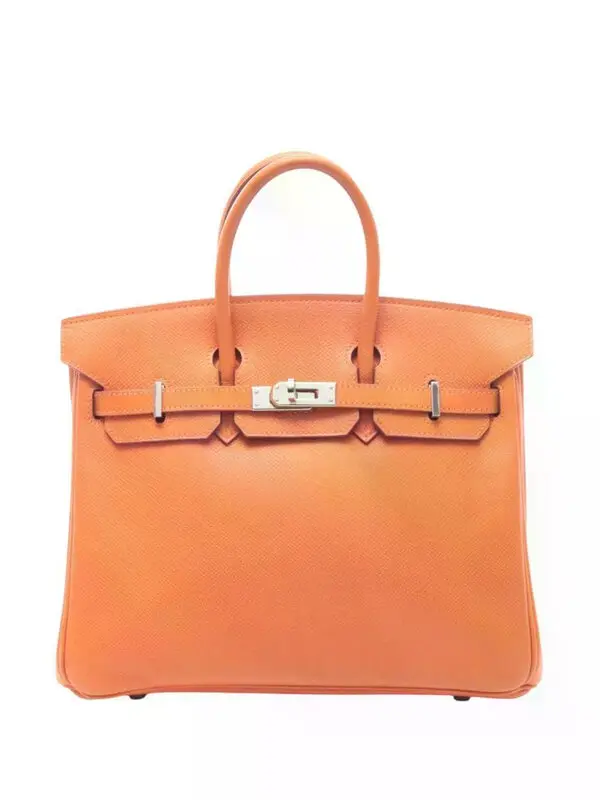 Hermès 2007 Epsom Birkin Retourne 25 Handbag - Orange