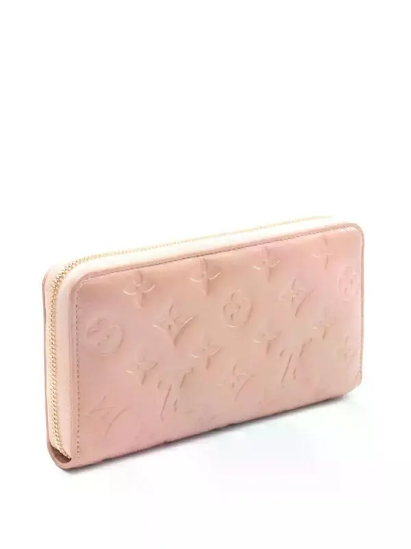 LOUIS VUITTON 2021-2026 Monogram Coussin Zippy Wallet Long Wallets - Pink