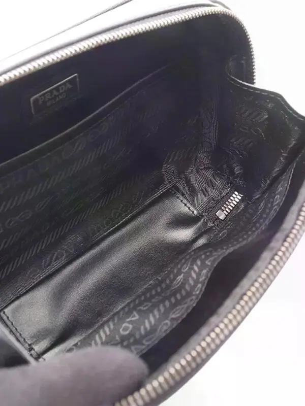 Prada Re-nylon And Saffiano Brique Crossbody Bag
