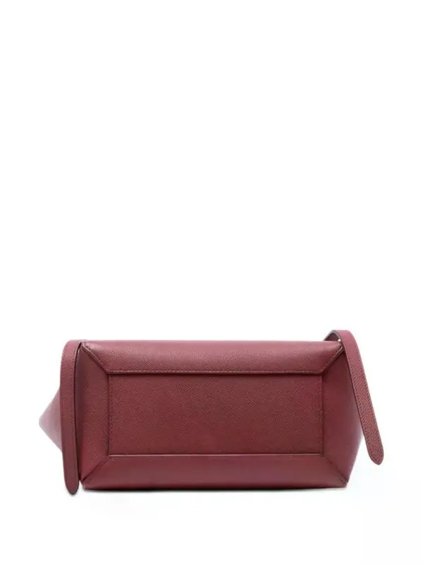 Celine 2018 Grained Calfskin Belt Bag - Red