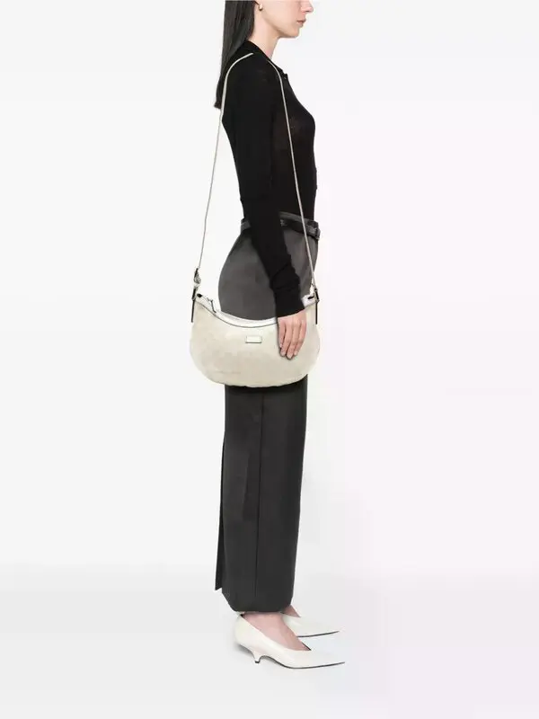 Gucci Gg Canvas Web Crossbody Bag - Neutrals