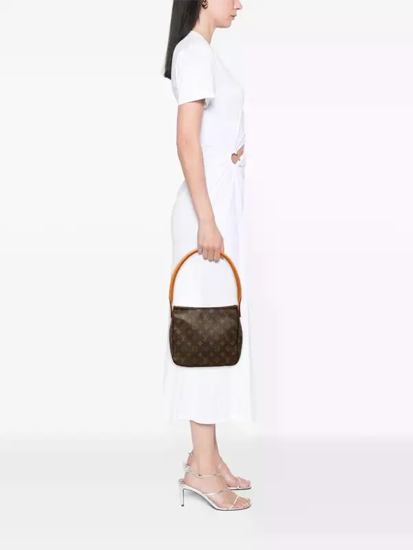 LOUIS VUITTON 2002 Looping Mm Shoulder Bag - Brown