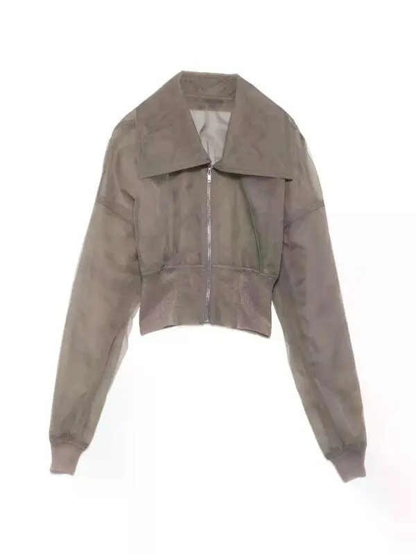 Rick Owens Sheer-finish Cropped Jacket