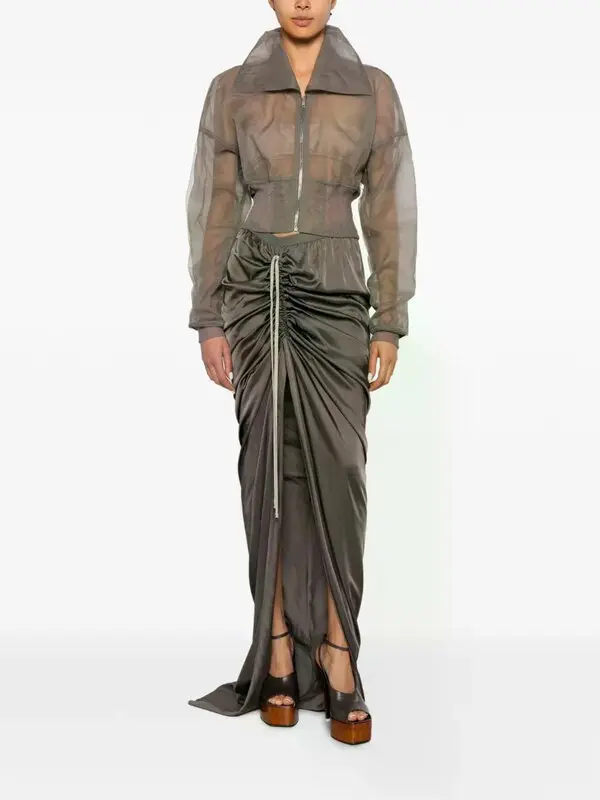 Rick Owens Sheer-finish Cropped Jacket
