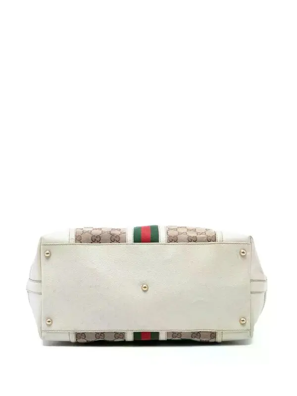 Gucci Gg Canvas Web Treasure Boston Bag
