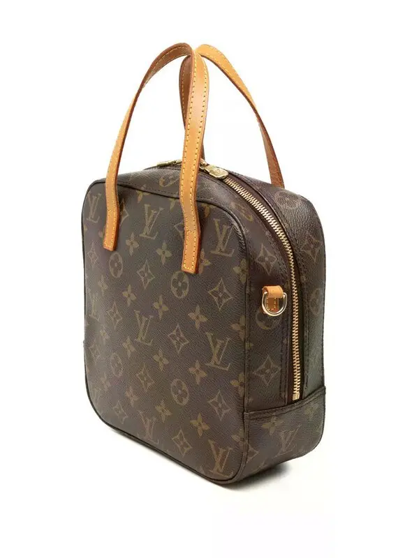 LOUIS VUITTON 2004 Monogram Spontini Satchel - Brown